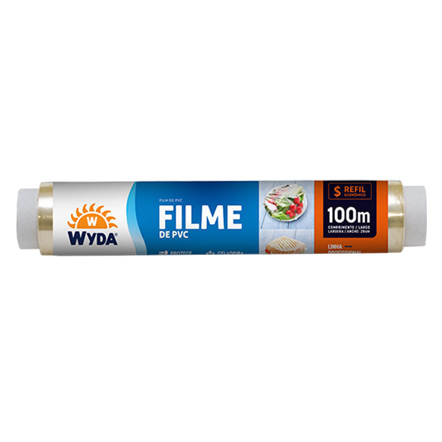 Papel Filme PVC - Profissional 100x45 WYDA – Ta Cuiar