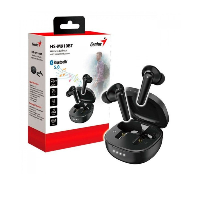EARBUDS GENIUS HS-M910BT NOISE REDUCTION PRETO – Ta Cuiar